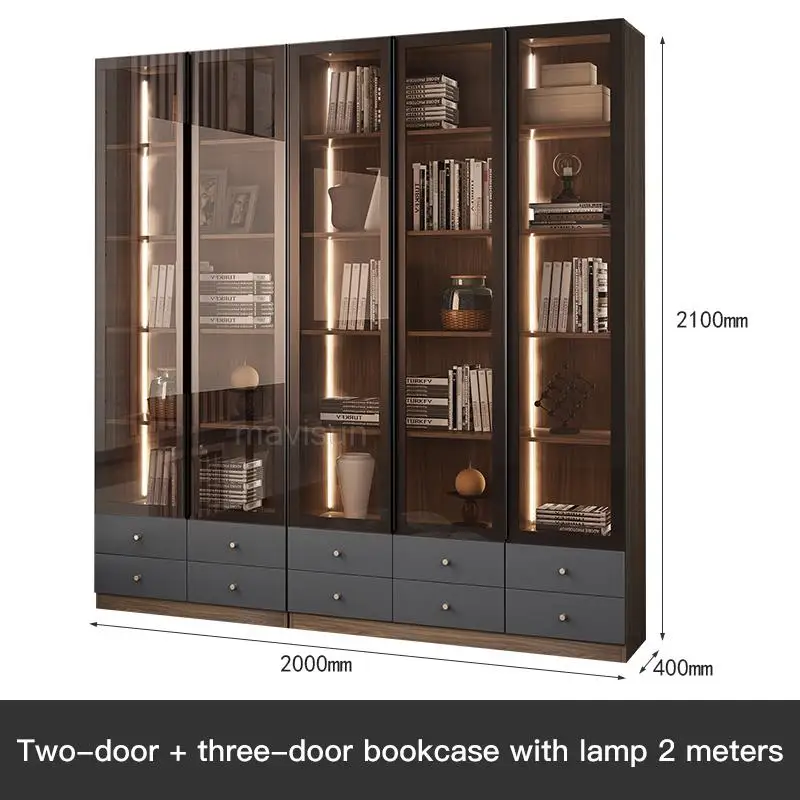 Double Bookshelf Doors