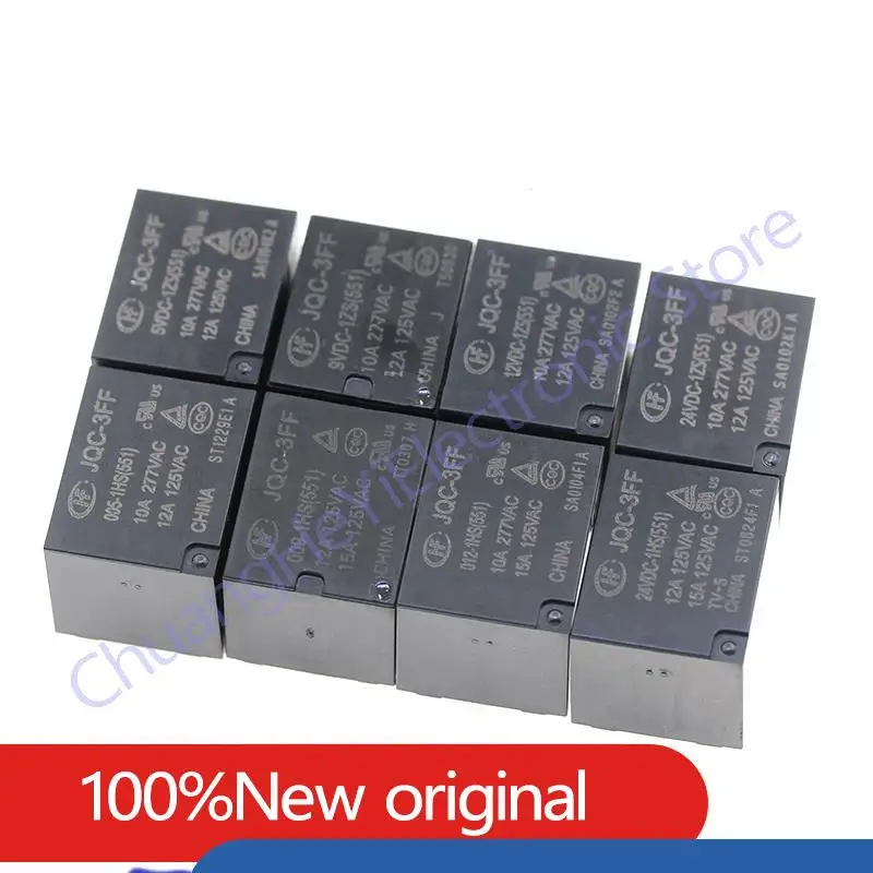 10A-Relay-HF-JQC-3FF-5VDC-1HS-9VDC-1HS-12VDC-1HS-24VDC-1HS-4Pin-JQC-3FF.jpg