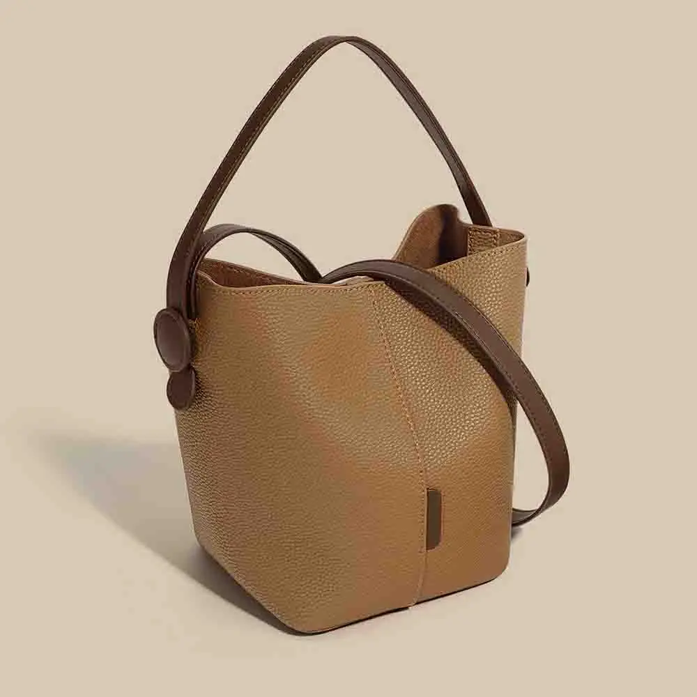 MS-Luxury-Bucket-for-Women-Genuine-Leather-Bag-Cute-Tote-Shoulder ...