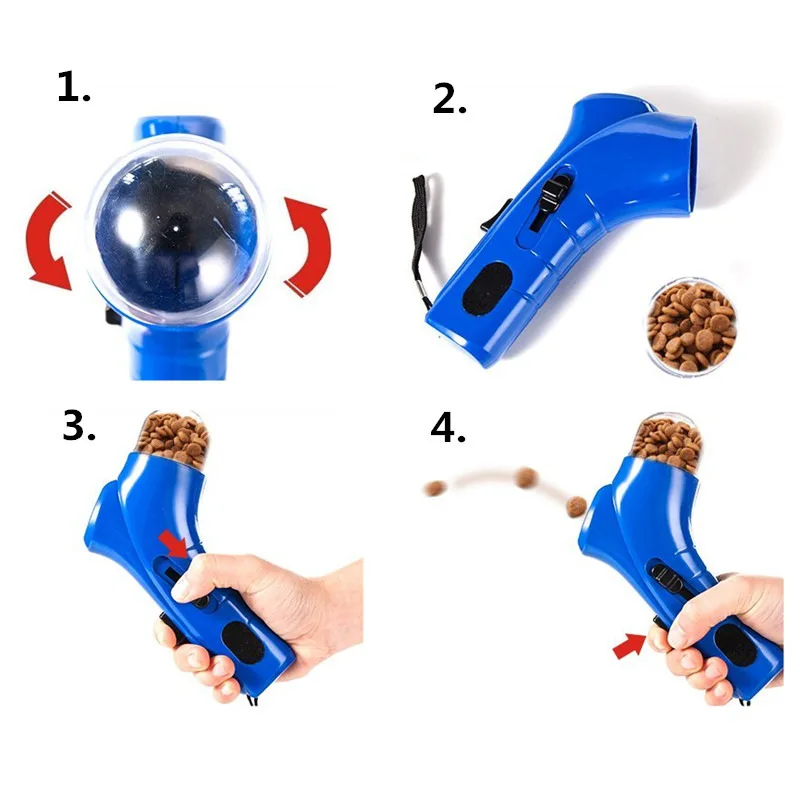 Snack Catapult Launcher – Dog Interactive Training Toy – DogMega.Com