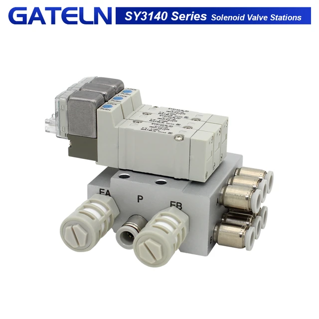 SMC SY3140-5LZ-01 Valve, Sgl Sol, Base Mt (dc), SY3000, 45% OFF