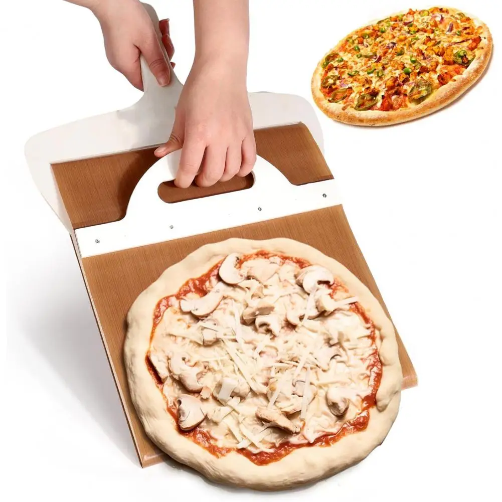 Neat-Pizza-Sliding-Tool-Wooden-Pizza-Peel-Set-for-Home-Kitchen-Non ...