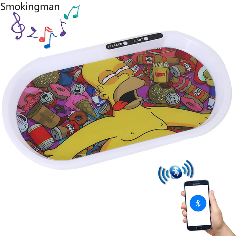 Bluetooth-Speaker-Glow-Tray-Rolling-Trays-Switchable-7-Colors-of-Lights ...