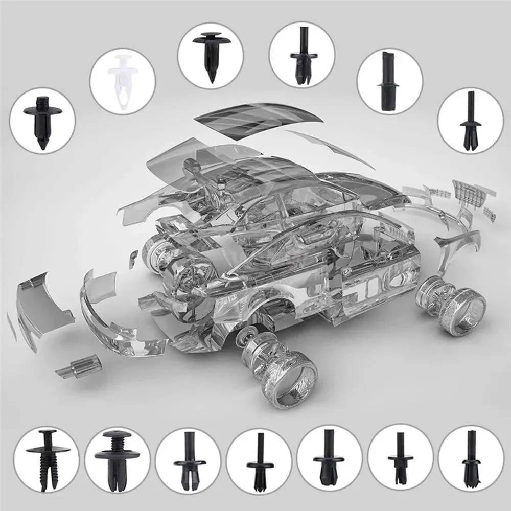 Car Plastic Retainer Clips Automobile Fastener Clip Fender Push Pin ...