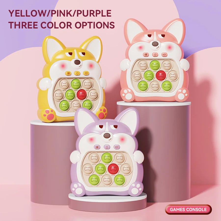 Funny-Light-Up-Electronic-Pop-Push-Quick-Push-Game-Puzzle-Machine-Quick ...