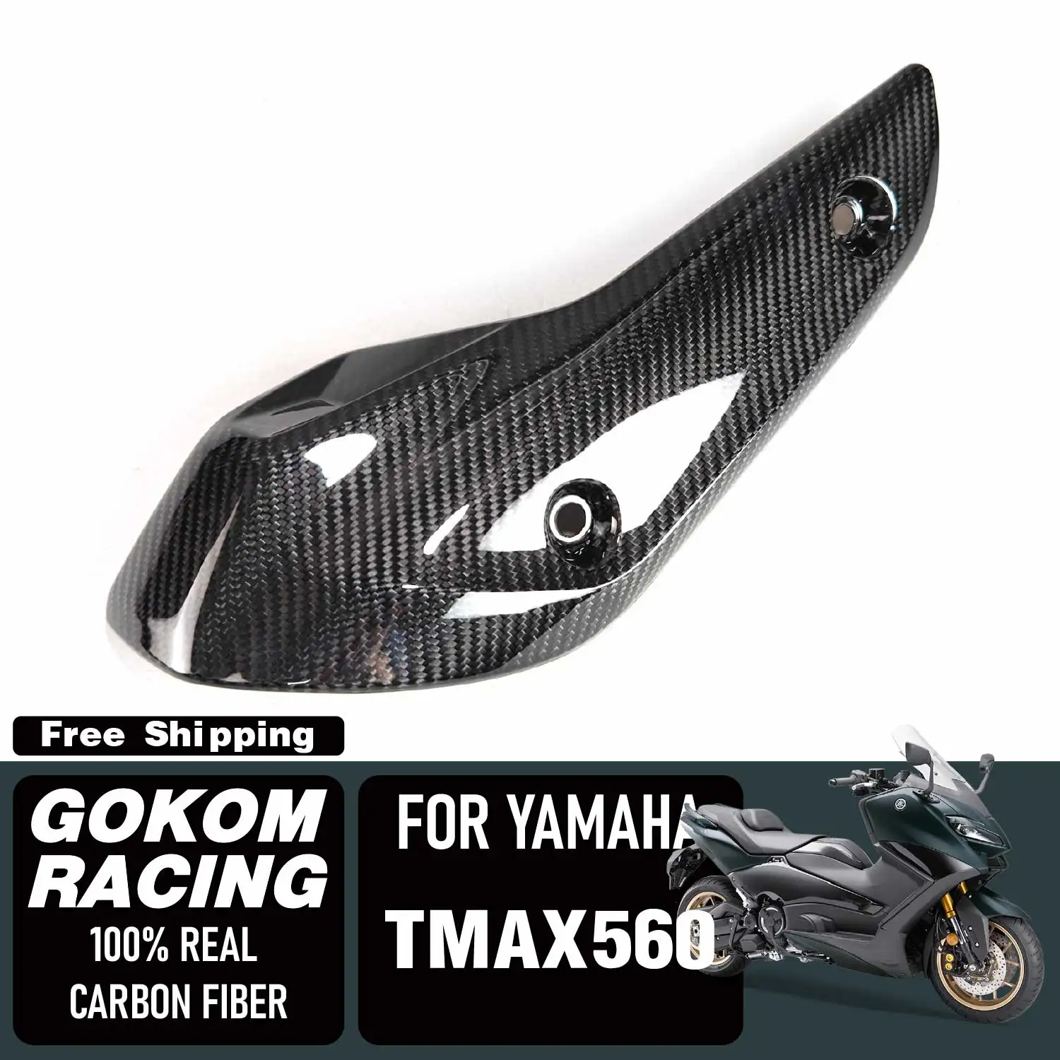Gokom-Racing-For-YAMAHA-TMAX560-Exhaust-GUARD-COVER-COWLING-FAIRING-100 ...