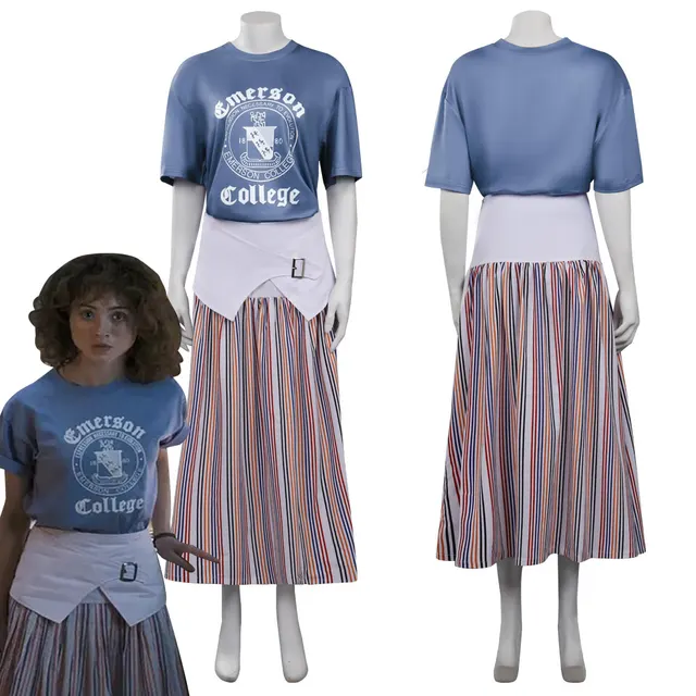 Movie Stranger Things Season 4 Nancy Wheeler Cosplay Costume ...