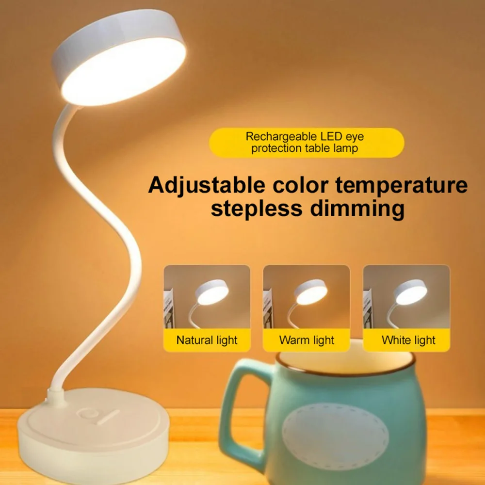 LED-Desk-Lamp-Eye-Protection-Desk-College-Student-Charging-USB-Learning ...