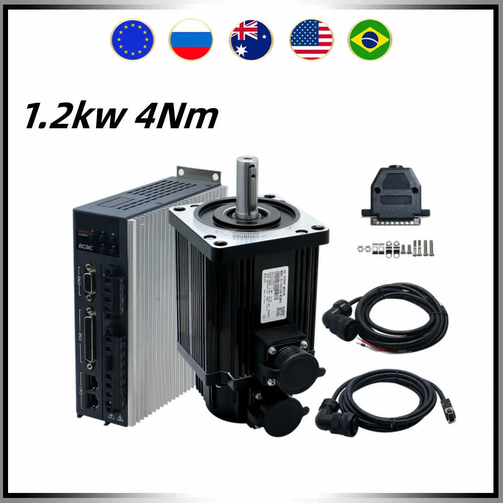 1-2KW-New-arrival-1200W-220v-AC-Servo-motor-110ST-M04030-4Nm-3000RPM ...