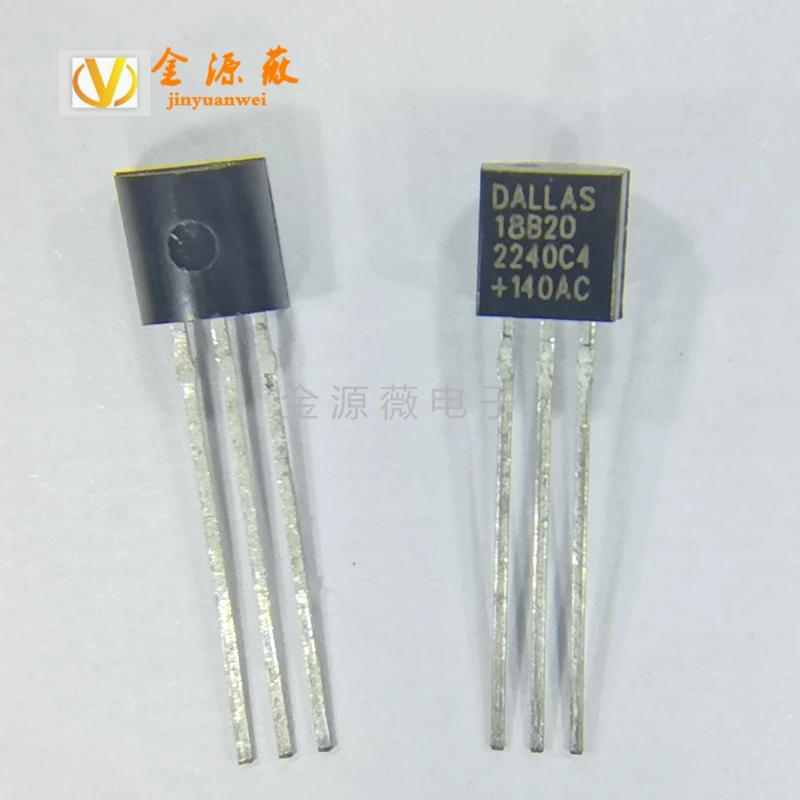 5PCS-DS18B20-package-TO-92-programmable-one-wire-digital-temperature ...