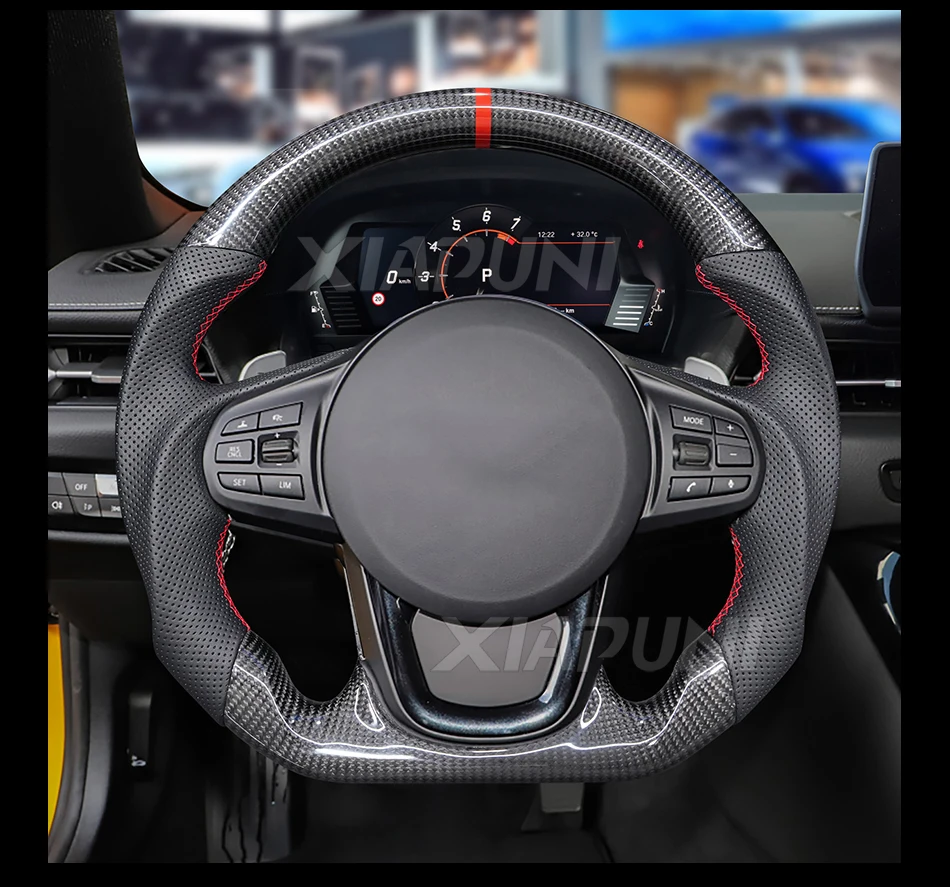 Volante Shift LED de fibra de carbono para Toyota Supra A90 A91 modelo ...