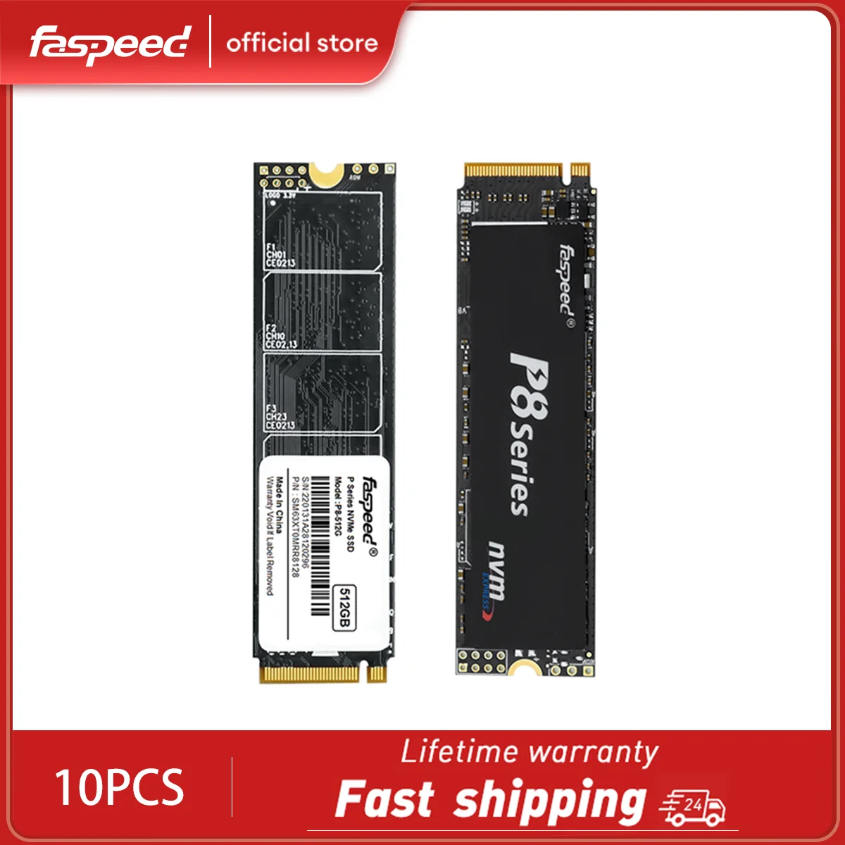 Faspeed m.2 nvme ssd 1tb 512gb 256gb 128gb pci-e 3.0x4 disco rígido ...