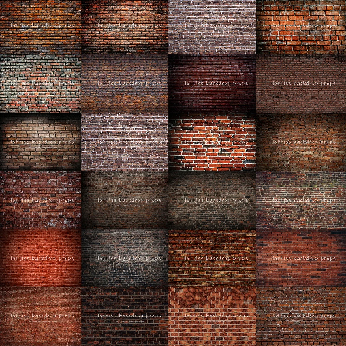 Dark-Red-Brick-Wall-Photography-Backdrop-Old-Brown-Brick-wall-Wallpaper ...