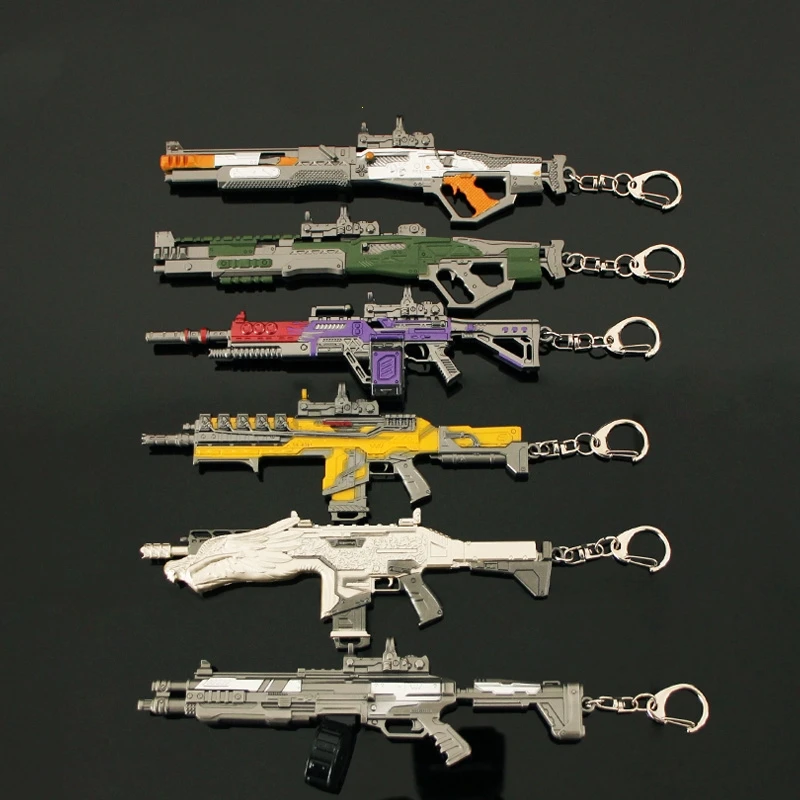 Apex-Legends-Metal-Gun-Keychain-17cm-Alloy-Heirloom-Evil-Spirit-Wraith-Kunai-Model-Knife-Swords ...