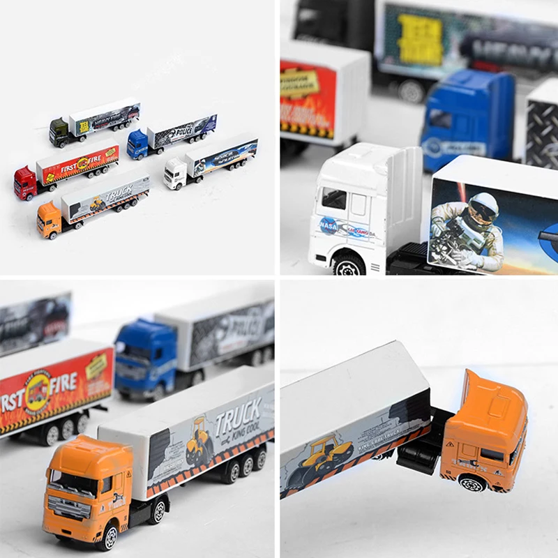2Pcs-Miniature-ABS-Truck-Container-Model-Kit-HO-scale-1-87-Train-Car ...