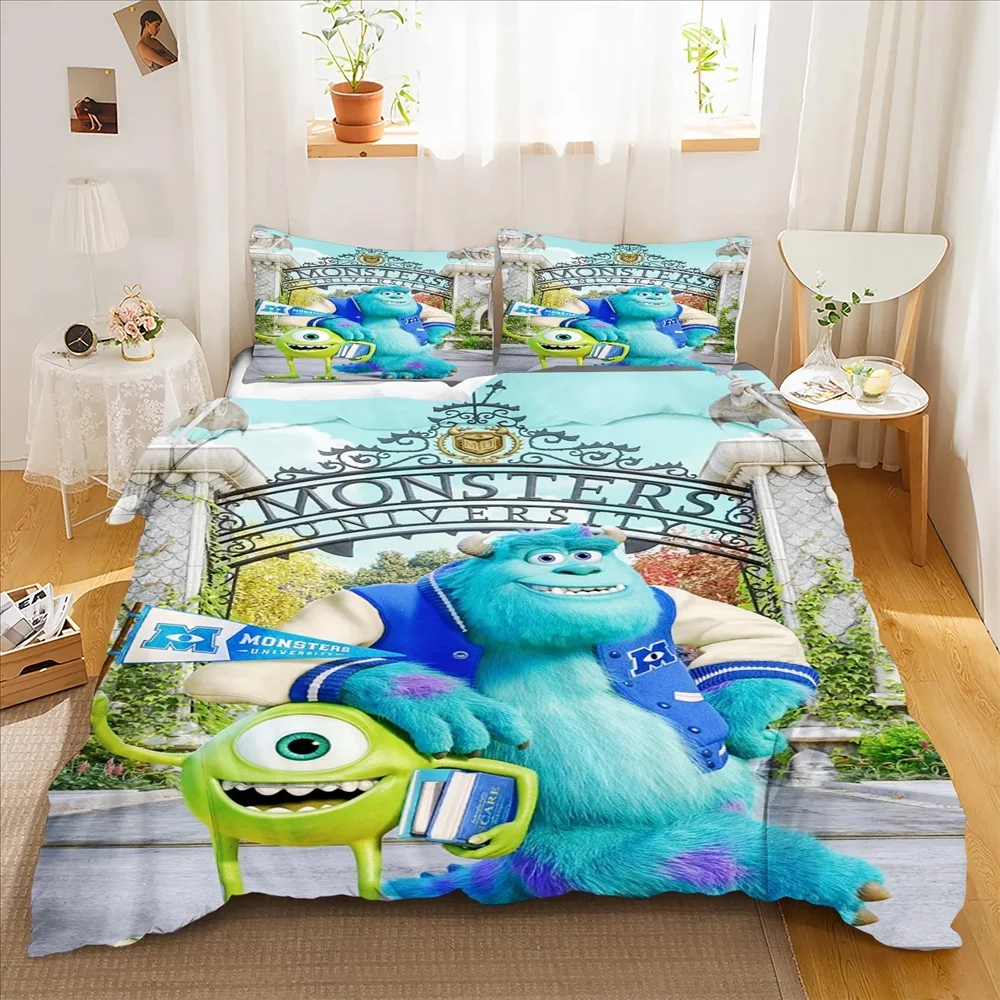 Cartoon-Animation-Monsters-Power-Company-Bedding-Set-Duvet-Cover-Grade ...