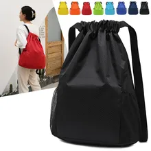 Drawstring Bag Backpack Large Capacity Women Men Wear Resistant Anti ...