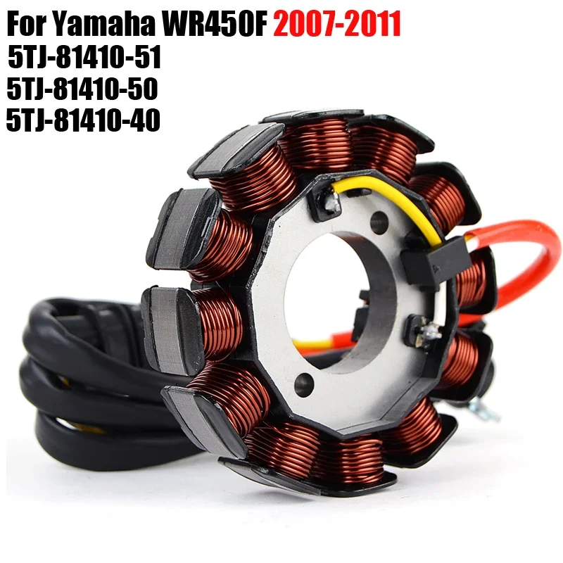 Motorcycle-Stator-Coil-For-Yamaha-WR450F-WR-450F-2007-2011-5TJ-81410-51 ...