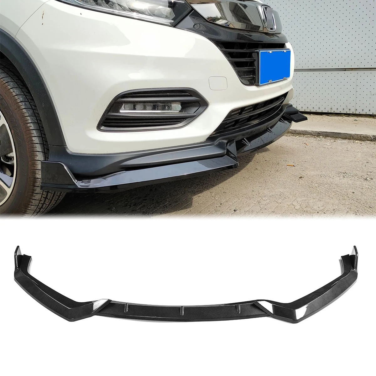 3PCS-Front-Bumper-Lip-Side-Spliiter-Spoiler-Body-Kit-Gaurds-For-HONDA ...