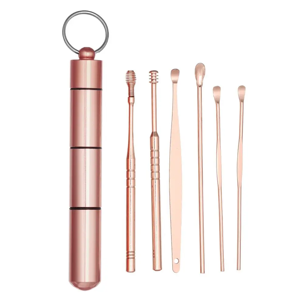 6pcs-Hot-Portable-Ear-picking-tool-set-Ear-Pick-Cleaner-Tools-Ear-Wax ...