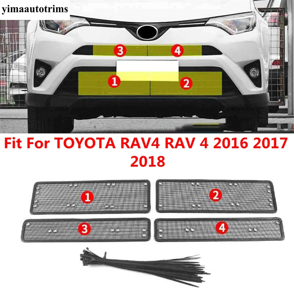 Car-Insect-Screening-Mesh-Front-Grille-Insert-Net-Protection-Kit-Trim ...