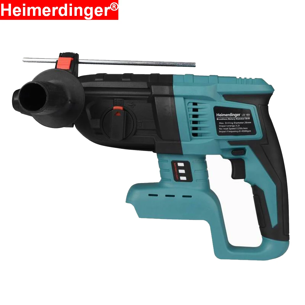 18V rechargeable brushless cordless rotary hammer drill electric Hammer ...