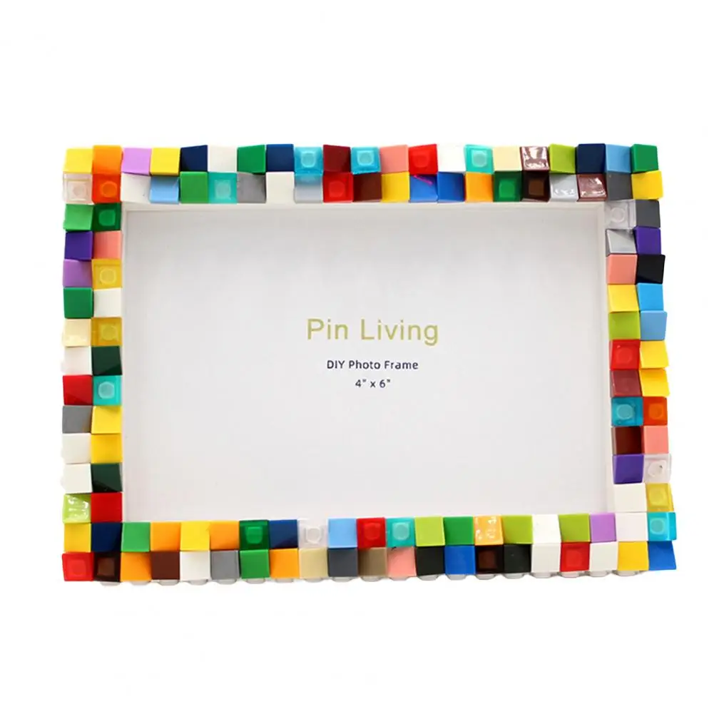 Fun Picture Holder Building Blocks Creative Easy to Assemble Portable ...