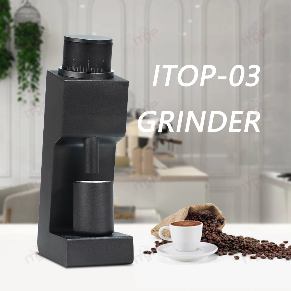 ITOP 03 Electric Coffee Grinder Six-core 38mm Burr Household Coffee Bean Grinder Coffee Miller ...
