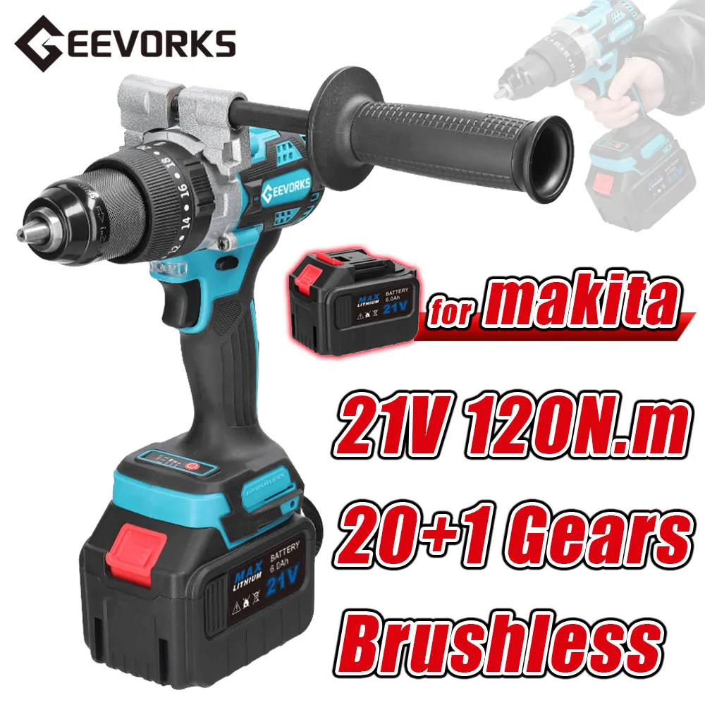 Geevorks-Taladro-el-ctrico-sin-escobillas-taladro-y-atornillador ...