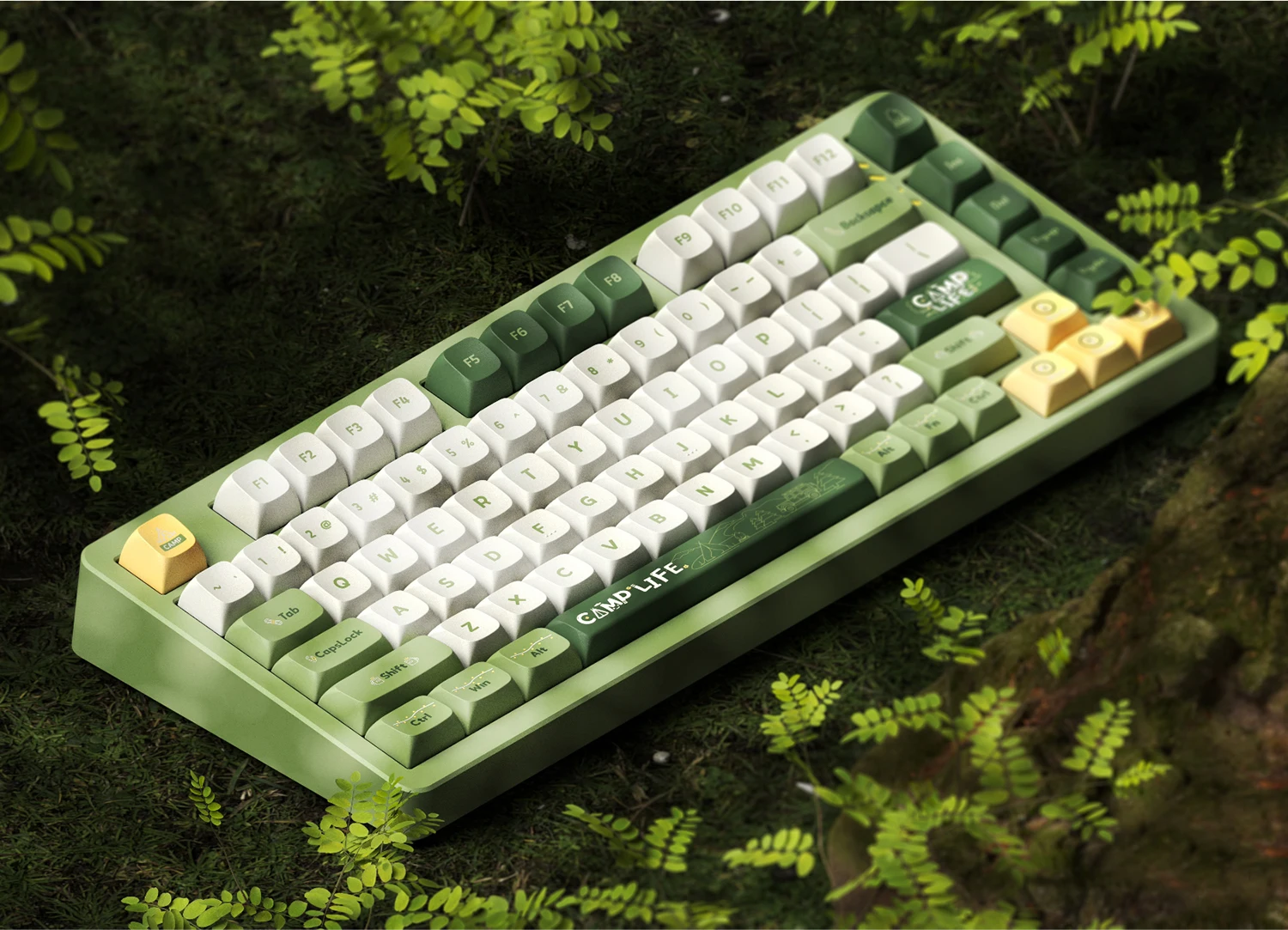 1-Set-Camping-Keycaps-KDA-Profile-Custom-PBT-142-Ball-Keys-For ...