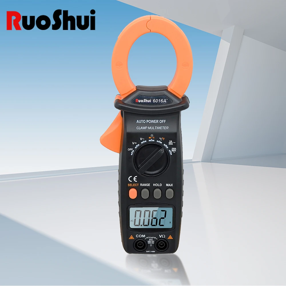 Ruoshui Brand New Clamp Meter 600a Automatic Range Ac/dc Measures ...