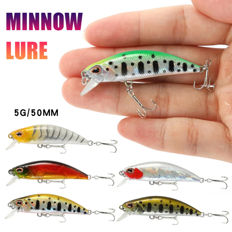 1pc-5g-5cm-Minnow-Fishing-Lures-Full-Water-Artificial-Small-Bait ...