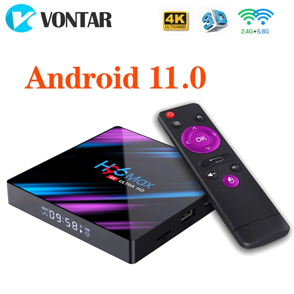 H96-MAX-4GB-64GB-Smart-TV-Box-Android-11-Android-10-Wifi-TVBOX-4K ...