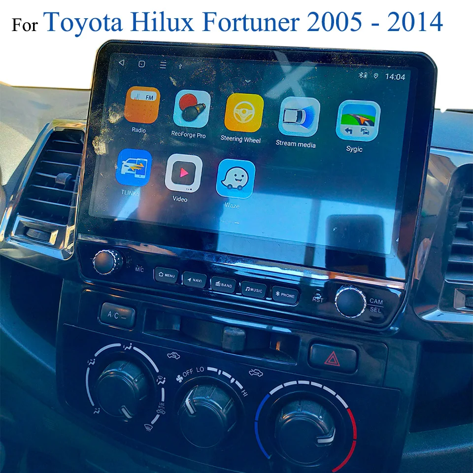 Android14 8G+128G Autoradio HU For Toyota Fortuner Hilux 2005 2008 2010 ...