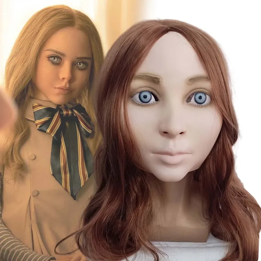 Movie-M3GAN-Cosplay-Mask-Wig-Girl-Headgear-Halloween-Character-Play ...