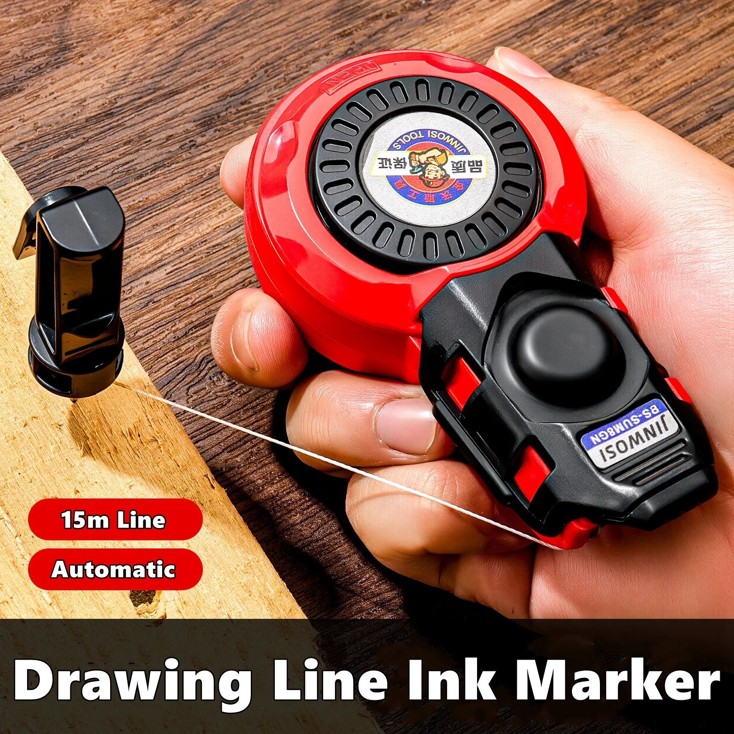 Construction Measuring Tools Plastic Automatic Carpenter Manual Ink ...