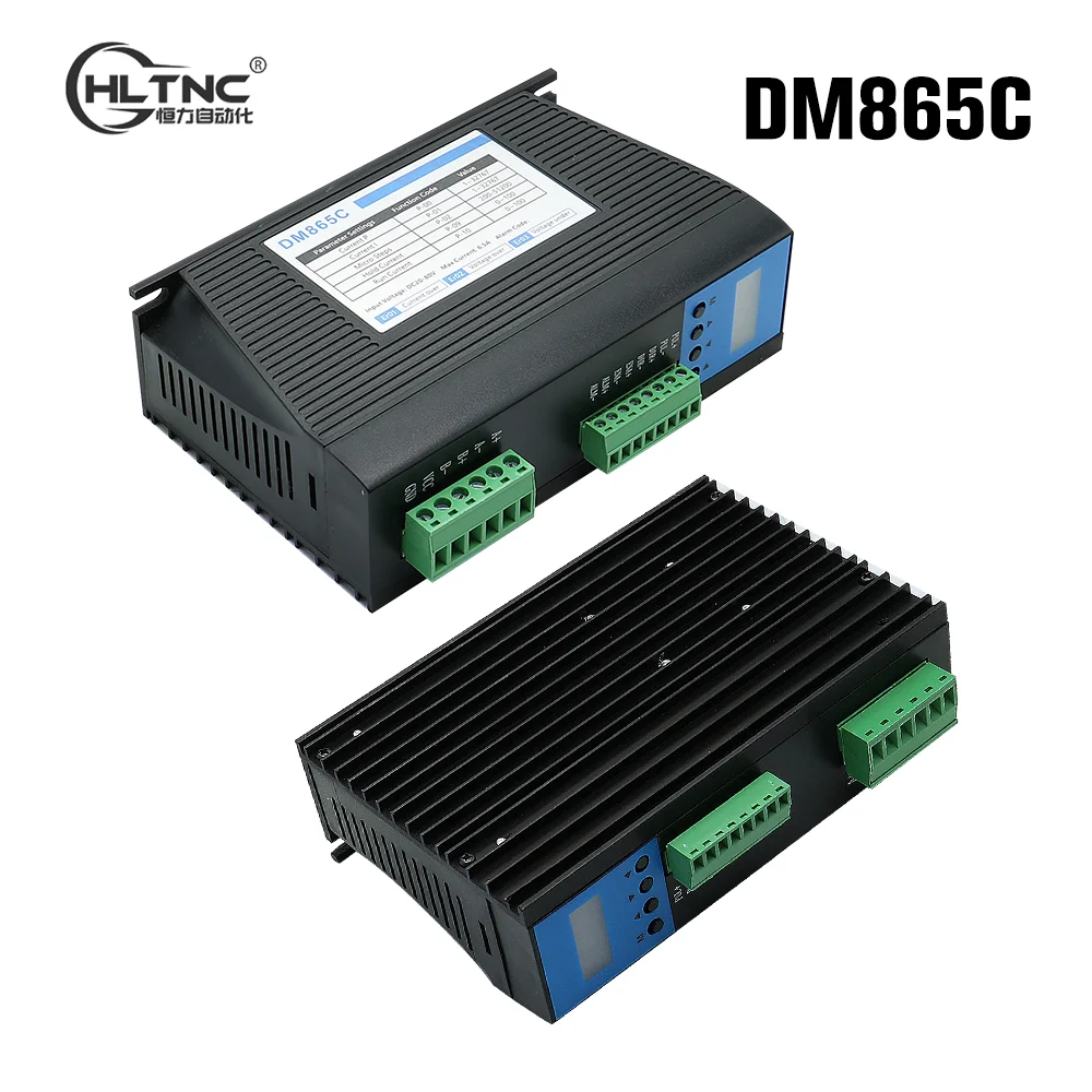 HLTNC-DM865C-6-5A-DC24V-80V-Digital-Stepper-Motor-Driver-Controller ...