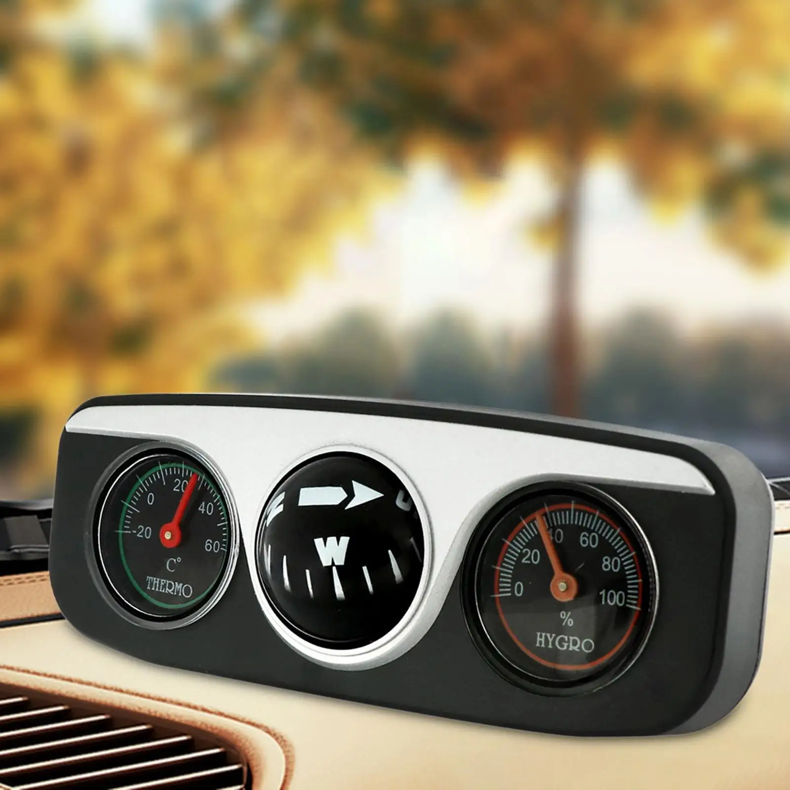 Car-Dashboard-Compasses-Portable-Travel-Tool-3-in-1-Multifunctional-Car ...