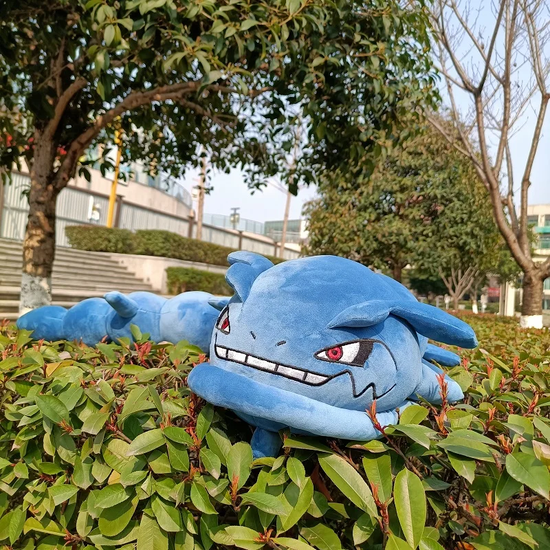 120cm Pokemon Plush Toys Steelix Animal Plushie Cartoon Soft Bendable ...