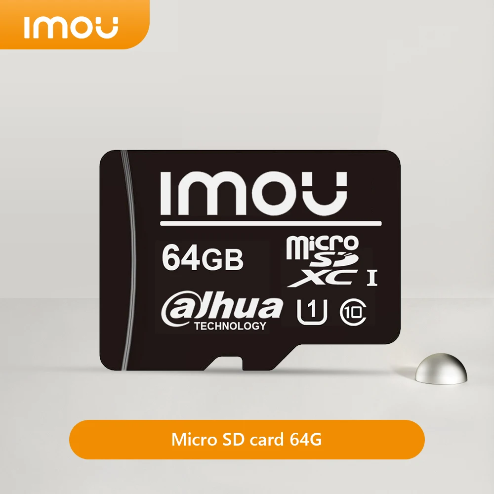 Imou Original SD Card Memory Card 64GB High-Speed Transmission Capacity Storage Adaptation IP ...