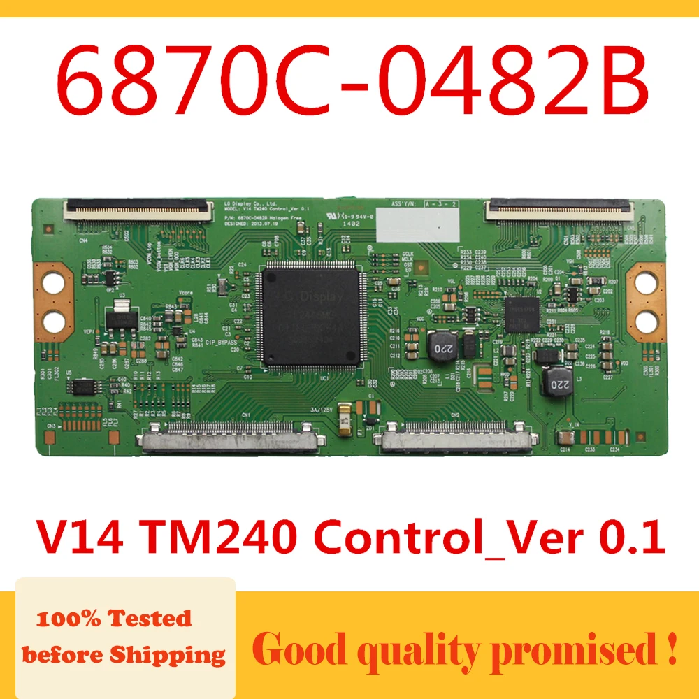 Tcon Board 6870C-0482B V14 TM240 Control_Ver 0.1 LED Plate for TV TX ...