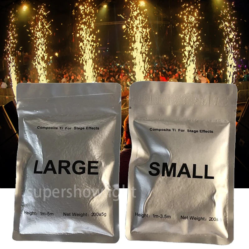 10 bags No Tax 200g Metal Powder Stage Dmx Control Cold Spark Machine ...
