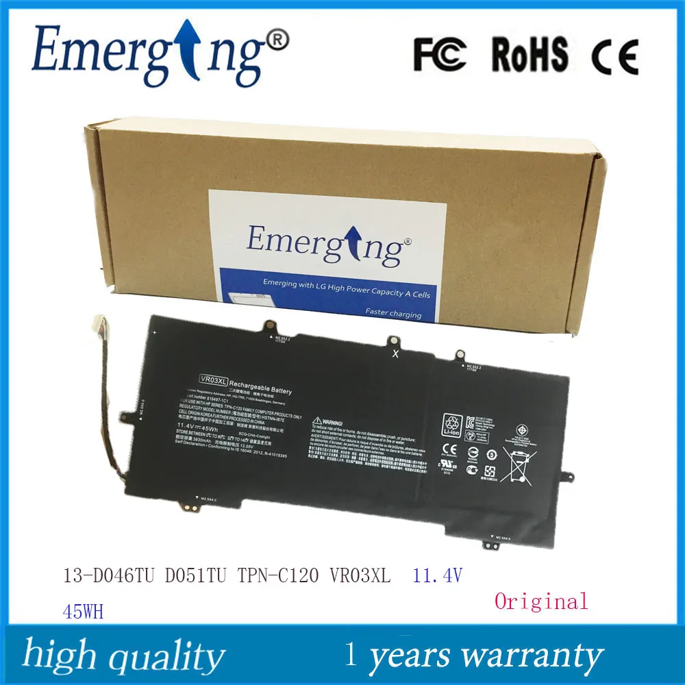 11.4V 45wh New Original Laptop Battery VR03XL for HP ENVY13-D046TU ...