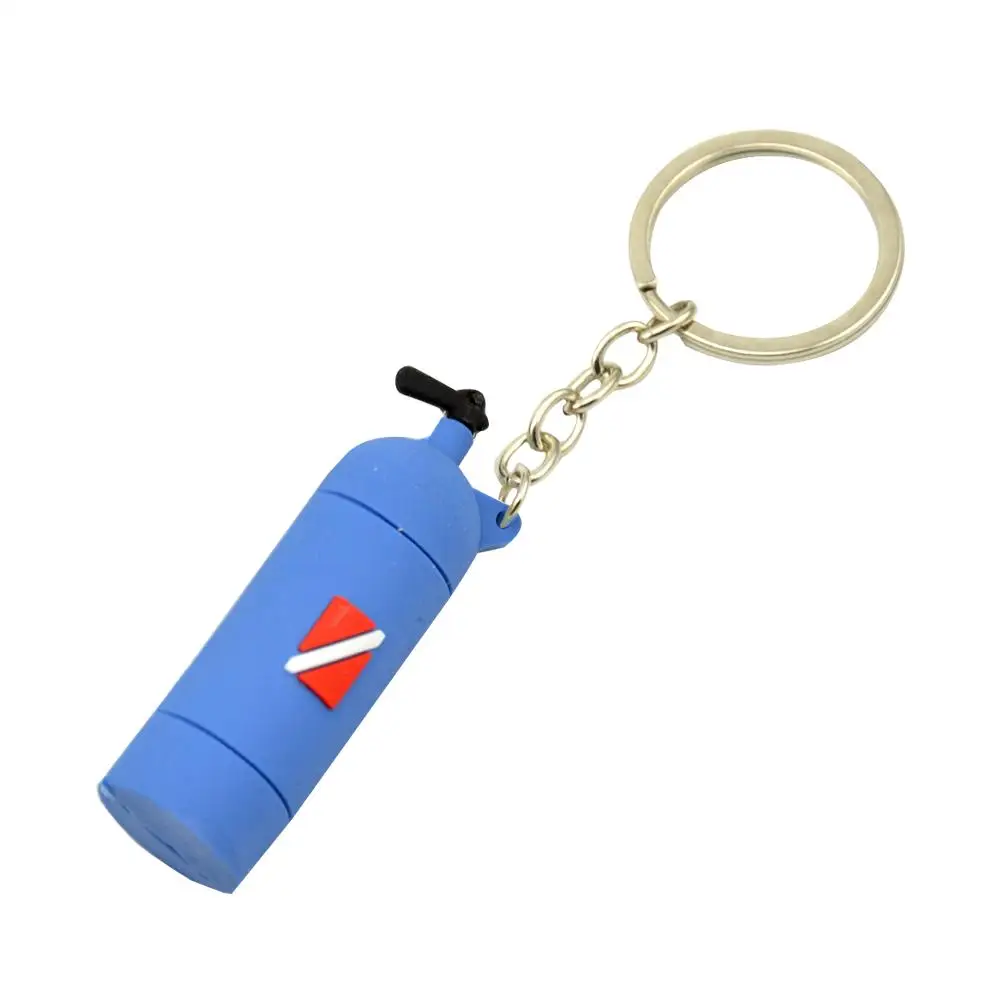 Diving-Tank-Accessories-Key-Chain-Dive-Flag-Keychain-Keyring-Diver-Fans ...