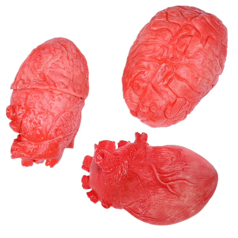 1PC-Halloween-Horrible-Bloody-Severed-Horror-Scary-Human-Heart-Lifesize ...
