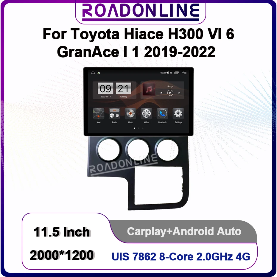 11-5Inch-Car-Radio-For-Toyota-Hiace-H300-VI-6-GranAce-I-1-2019-2022 ...