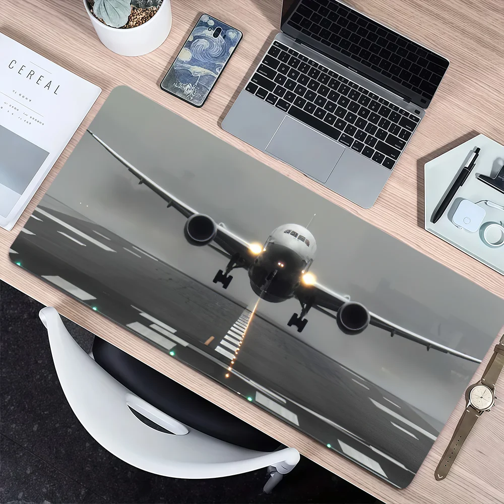 Passenger Airplane Pilot Mouse Pad Non-slip Thickened MousePad Large ...