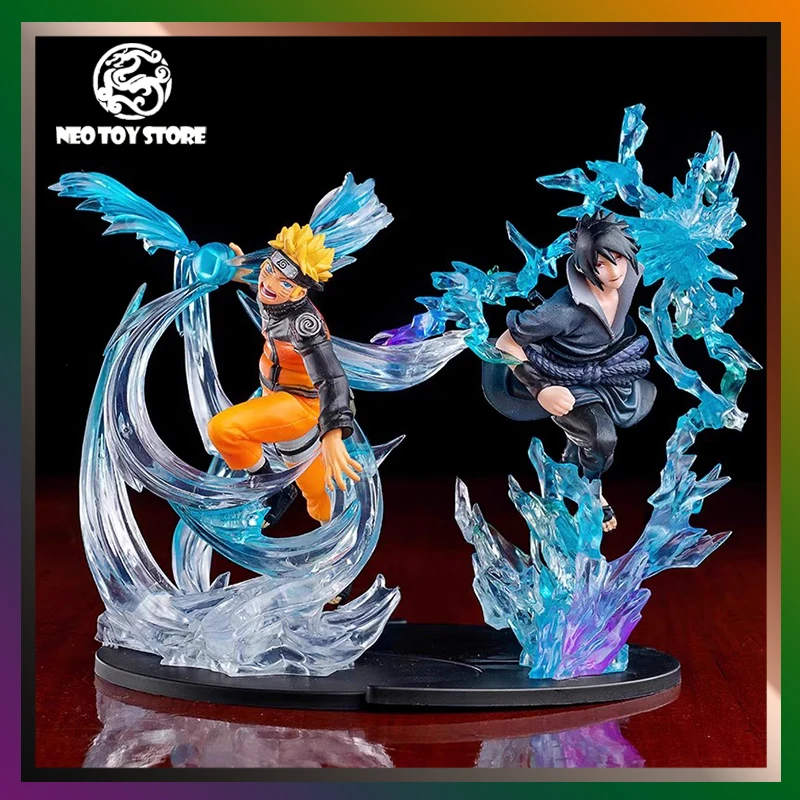 Naruto-GK-Action-Figure-para-Crian-as-Uzumaki-Figurinha-VS-Sasuke-Est ...