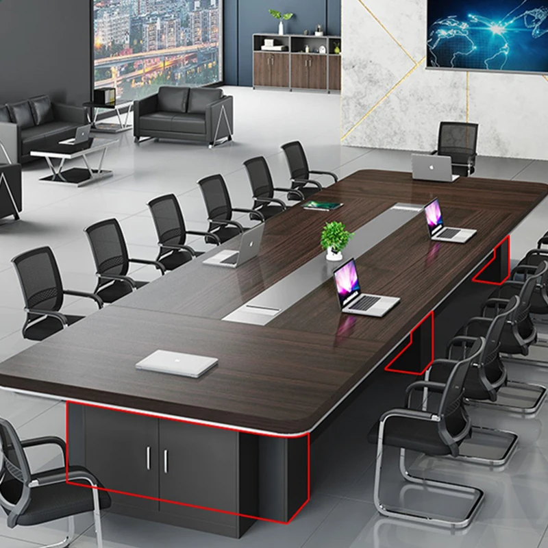 Large-Conference-Table-Long-Contracted-And-Modern-Office-Furniture ...