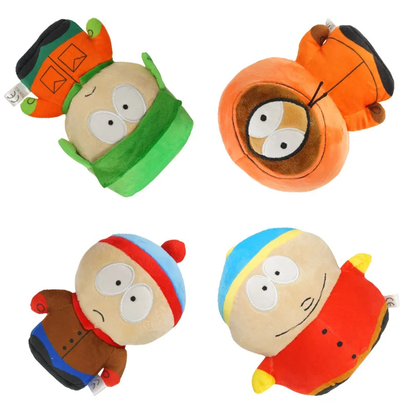 4Pcs/lot 18-20cm Amine The South Parks Cartman Plush Toy Cartoon Kyle ...